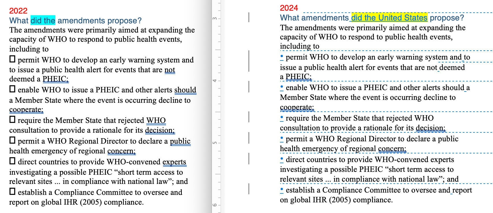 CRS Report on the IHR Updated | DOOR TO FREEDOM